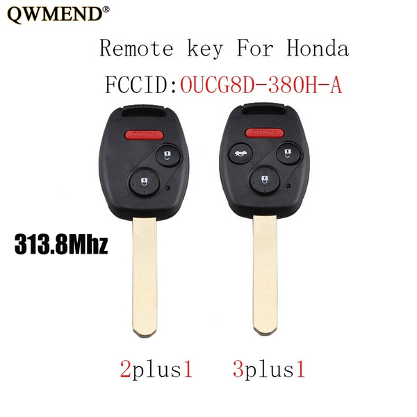 Remote Car key Fob For Honda Accord 2003 2004 2005 2006 2007 OUCG8D ...
