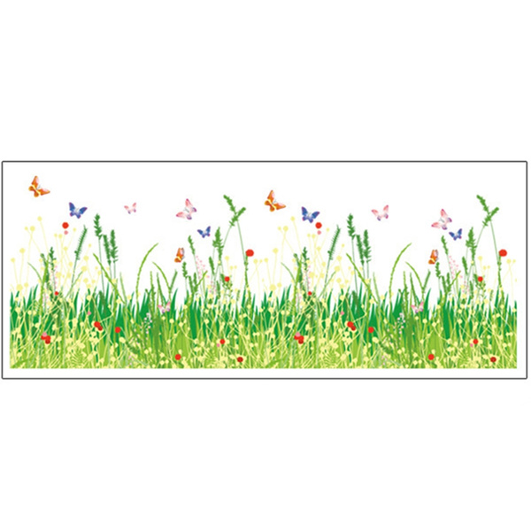 Wall Stickers Grass Type Removable Art Vinyl Decal Mural Home Room ...