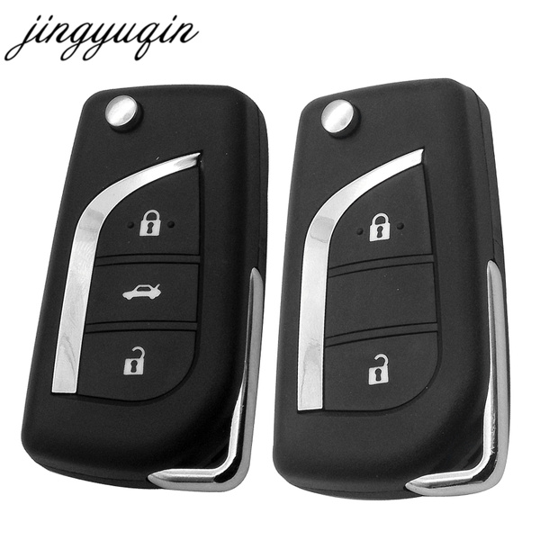 2/3 Button Flip Folding Remote Key Shell for Toyota Levin Camry Reiz ...