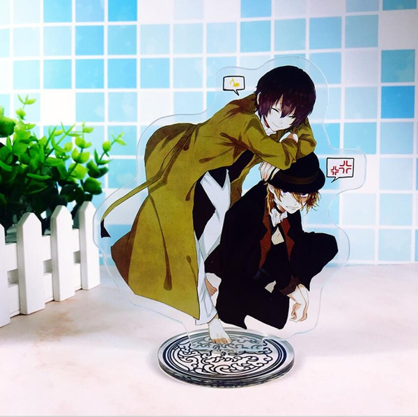 Anime Bungou Stray Dogs Dazai Osamu Nakajima Atsushi Stand Acrylic Desk ...
