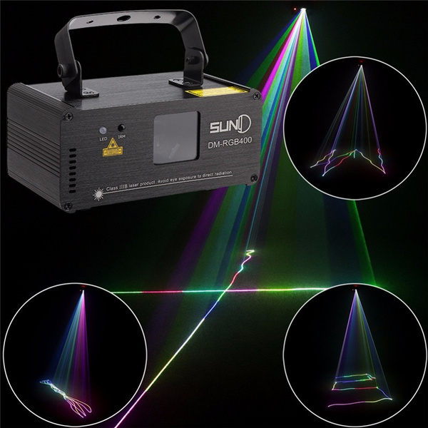 Professional DMX512 LED Stage Light RGB Laser Scanner DJ Disco Beam ...