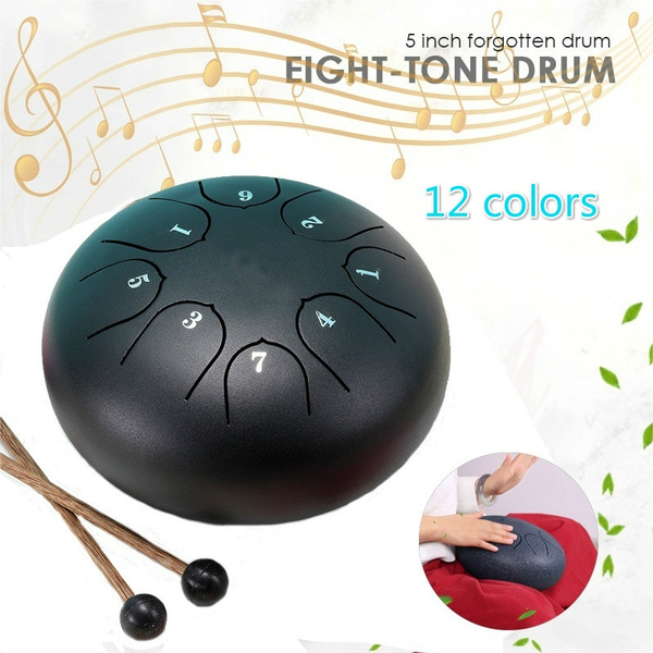 2019 New Popular Musical Instrument 8 Sound 6 Inch Steel Tongue Drum ...