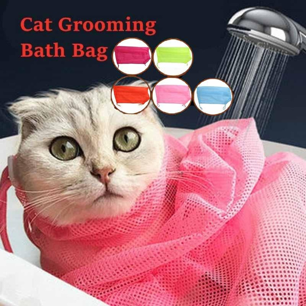 Mash Cat Grooming Bag Polyester Wash Bag Cat Accessories Pet Products ...