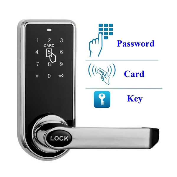 3 In 1 Electronic Digital Door Lock App Fingerprint Smart Lock Wifi App ...