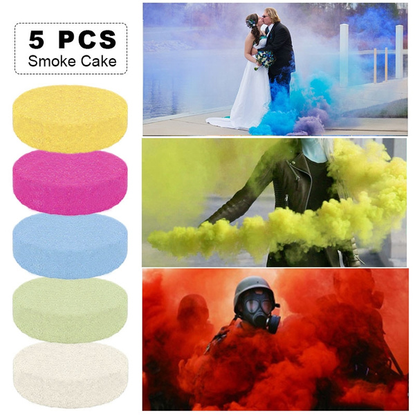 5 Pcs Photography Props Magic Smoke Cake Tobacco Cigarettes Color Smoke ...