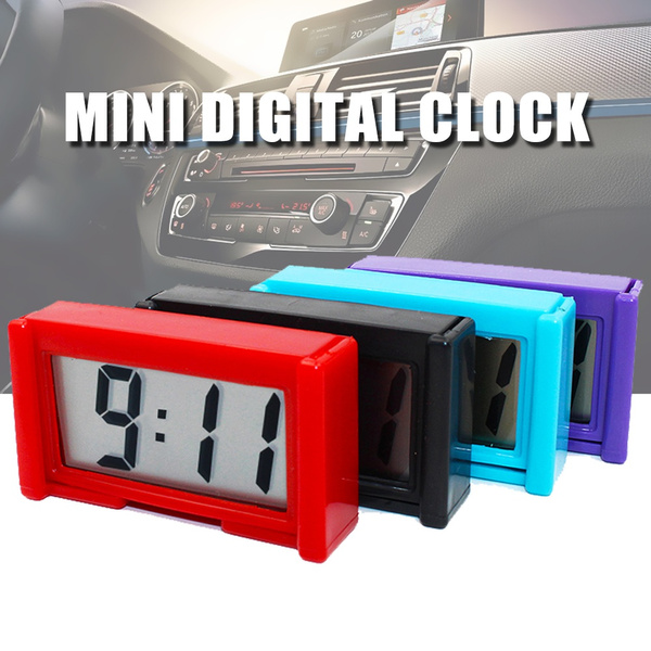 Portable Car Interior LCD Screen Dashboard Calendar Digital Clock Table ...