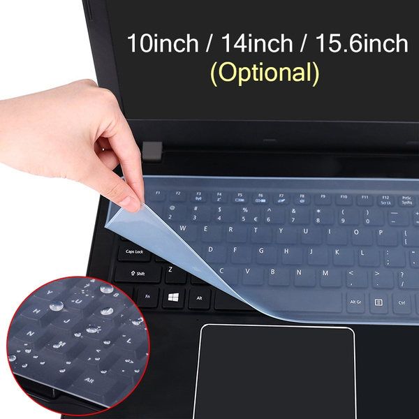 Universal Clear Waterproof Anti-Dust Silicone Keyboard Protector Cover ...