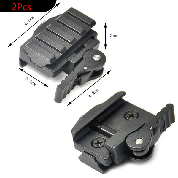 2Pcs Tactical 4-solt QD Quick Release AR-15 M16 Red Dot Riser Mount ...
