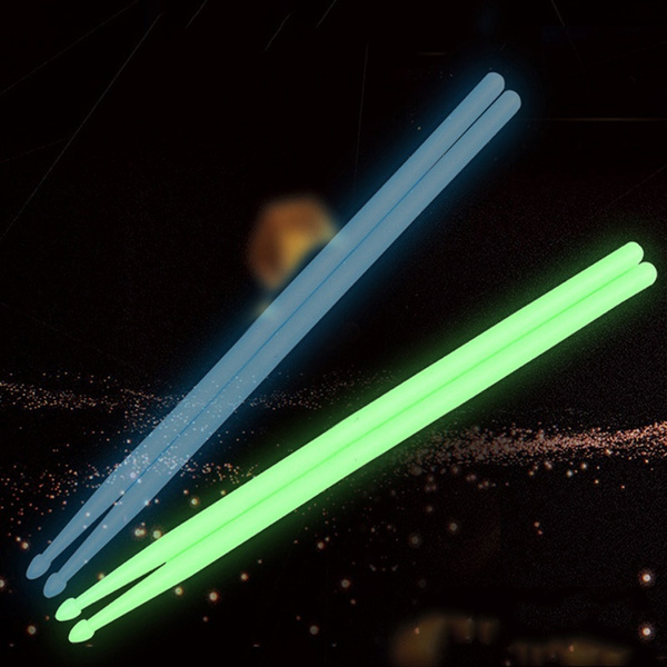Fluorescent Luminous Drum Stick Fluorescent Stick Stage Show Drum Stick ...