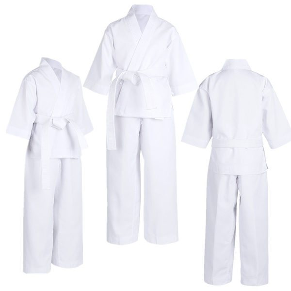 Children Boys Girls Student Karate Uniform Light Weight Training ...