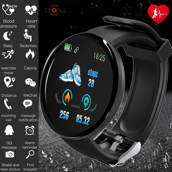 Smart Watch Bluetooth Sports watch USB Rechargeable Heart rate Oxygen ...