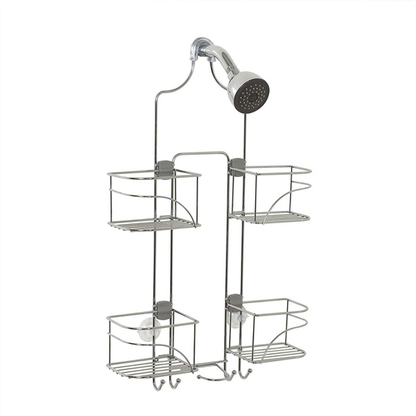 Home Expandable Over-The-Shower Caddy Chrome | Wish