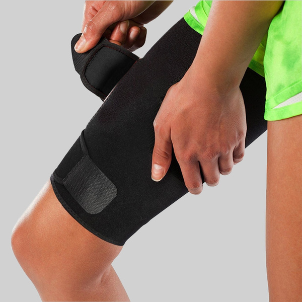 1Pcs Thigh Brace Hamstring Wrap Compression Sleeve-Support for Sports ...