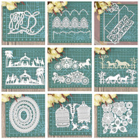 DIY Frame Metal Cutting Dies Lace Embossing Dies for Scrapbooking Paper ...