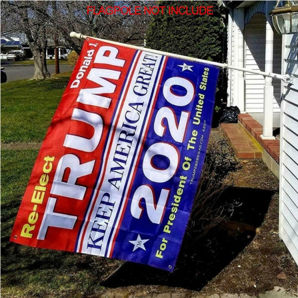 90x150cm RE-Elect Donald J. Trump 2020 Flag Keep America Great ...