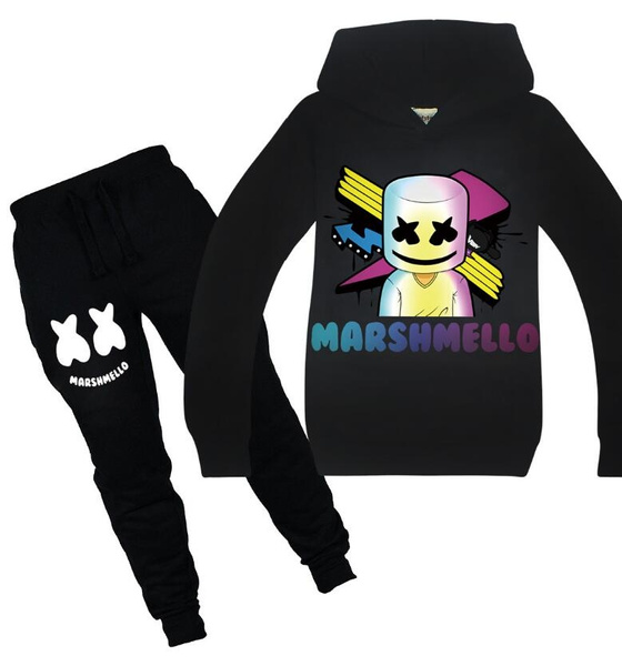 Sale Cartoon Casual DJ Marshmello Long Set Spring and Autumn Hoodie ...