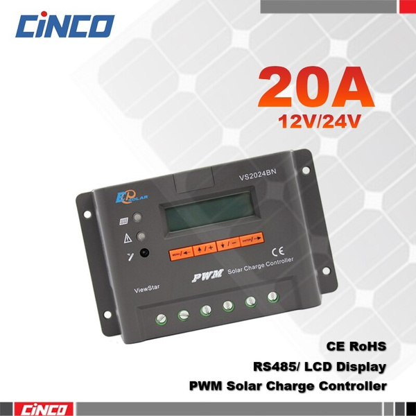 VS2024BN PWM Solar Charge Controller 20A EPSOLAR Solar Panel Charger ...