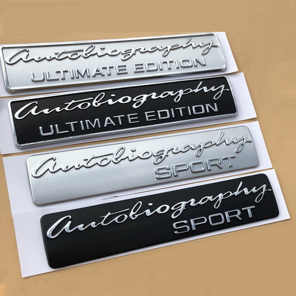 1Pcs Autobiography Ultimate Edition SPORT Car Trunk Logo Sticker Emblem ...