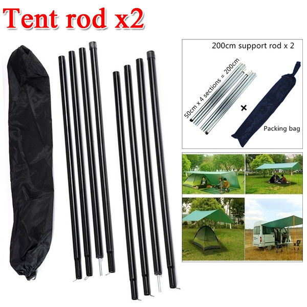 Outdoor Tent Poles Rods Heavy-duty Tent Building Supporting Rod Durable ...
