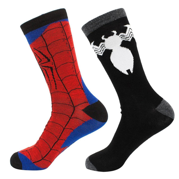 Spider-Man & Venom Crew Sock 2 Pack | Wish