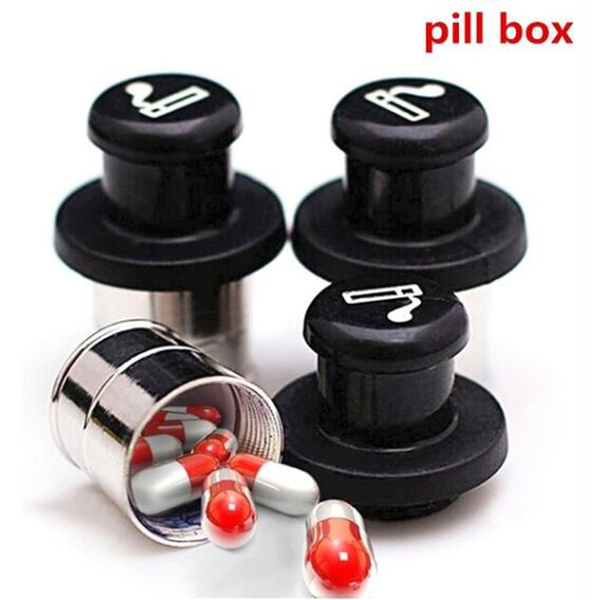 Car Lighter Shaped Metal Safe Secret Stash Diversion Pill Boxes Storage ...