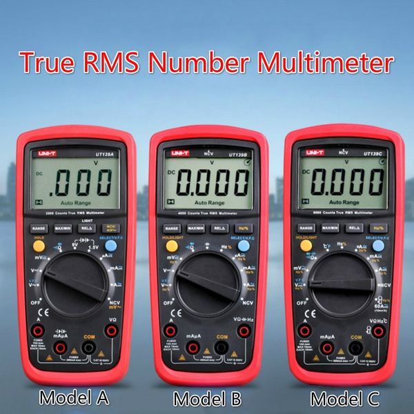 True RMS Digital Multimeter Professional Handheld Universal Meter ...