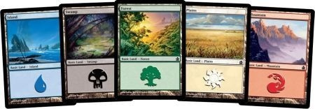 100+ White Border Magic: The Gathering Basic Lands - 20 Each (Plains ...