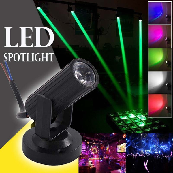 Mini Light Beam Projector LED Spotlight Pinspot Stage Effect Light ...