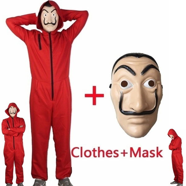 2019 New Salvador Dali Movie Costume Money Heist The House of Paper La ...