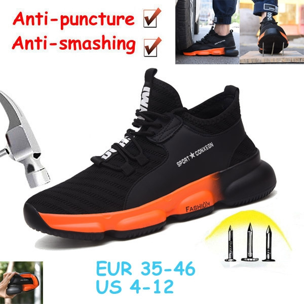 New Steel Toe Safety Boots Indestructible Ryder Shoes Sneakers Anti ...