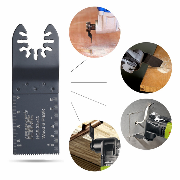 3pcs 32x40mm HCS Precision Quick Release Saw Blade Oscillating Multi ...