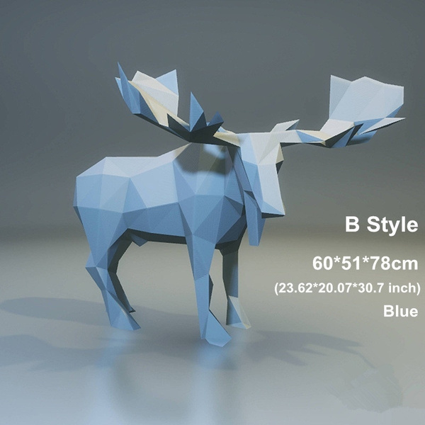 Paper model Toys Santa Claus Elk Snowman Christmas Papercraft Gifts ...