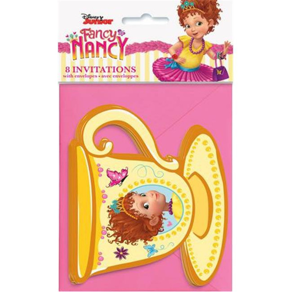 Unique Industries 309964 Fancy Nancy Invitations - 8 Count | Wish