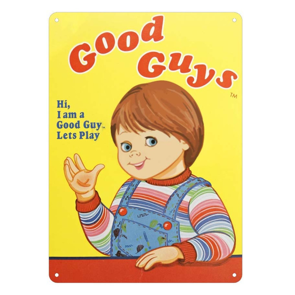 Chucky Good Guy Garage Decor Art Poster Home Decorative Metal Sign | Wish