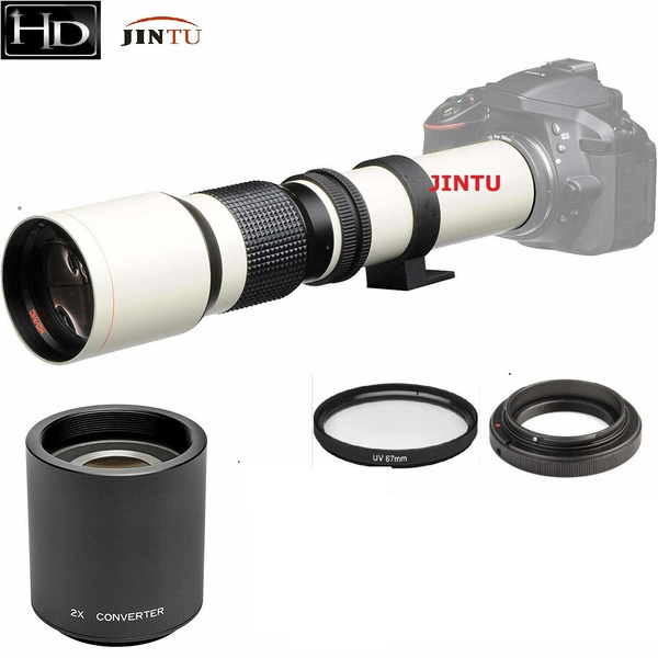 Jintu 500mm 1000mm F 8 Manual Telephoto Lens For Canon Eos Rebel T3 T3i