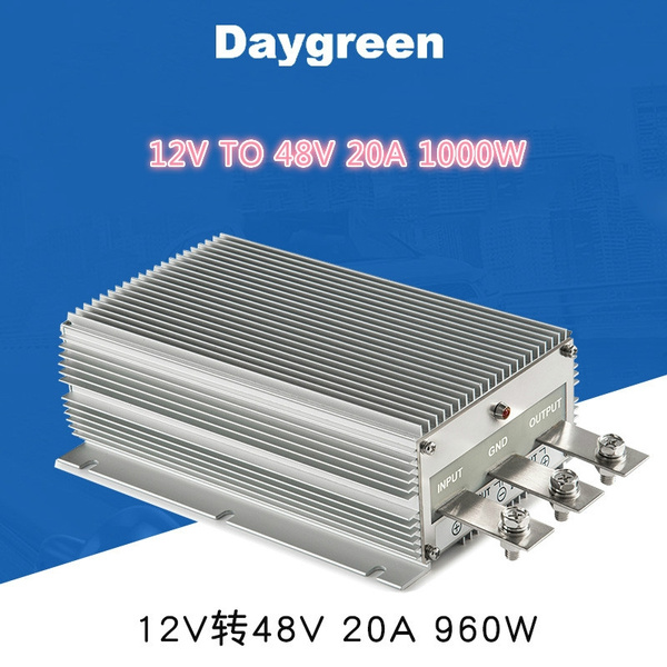 12V TO 48V 20A 1000W STEP UP BOOST MODULE CONVERTER 12VDC TO 48VDC ...