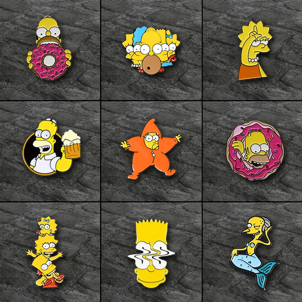 Funny Bart Simpson Loser Lisa Enamel Pins Bag Clothes Lapel Pin TV Show ... Funny Bart Simpson Loser Lisa Enamel Pins Bag Clothes Lapel Pin TV Show ...