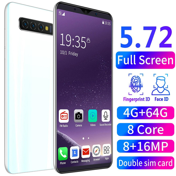 10 Smartphone Water Drop Screen 5/5.72 Inch Smartphone Camera 8.0MP+16 ...