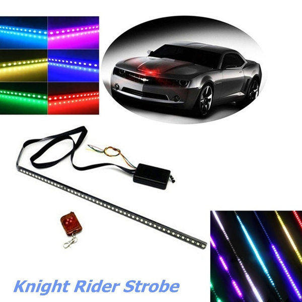 7 Color 48 LED 55cm Waterproof Car Decoration Strobe Knight Rider Light ...