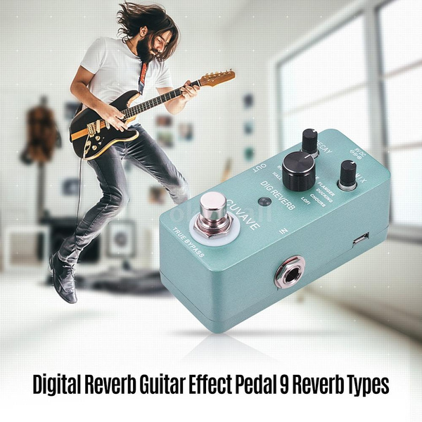 Digital Reverb Guitar Effect Pedal 9 Reverb Types True Bypass Full ...