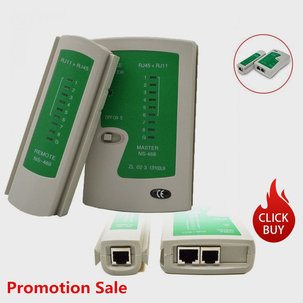 Professional Network Cable Tester RJ45 RJ11 RJ12 CAT5 UTP LAN Cable ...