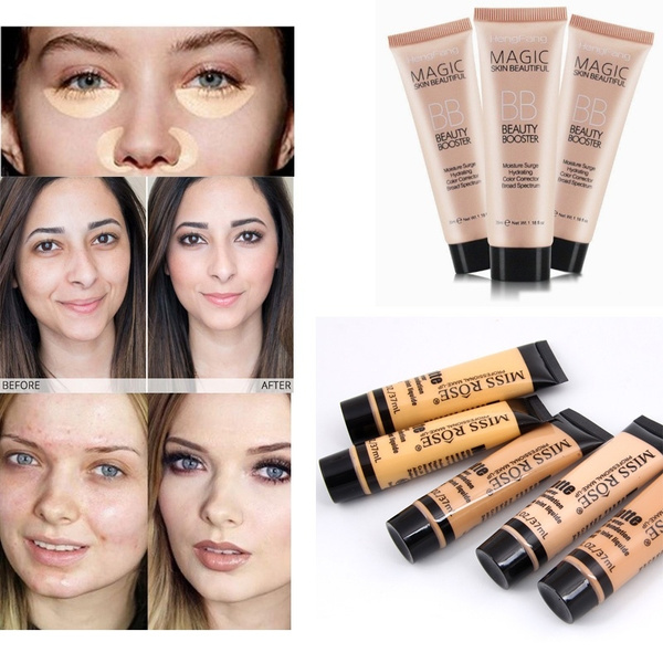 Base Matte Wear Liquid Foundation Bright Sunblock Concealer BB Cream ...