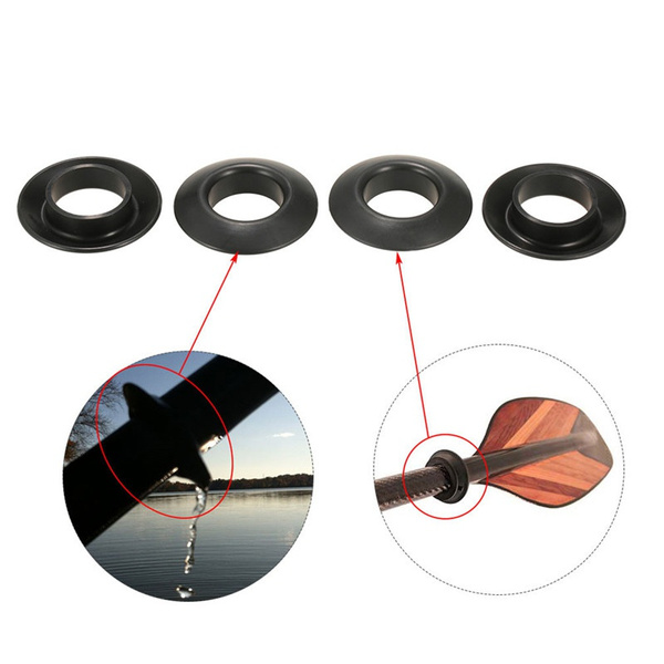 Universal Kayak Canoe Raft Paddle Oar Drip Rings Splash Guards Paddle ...