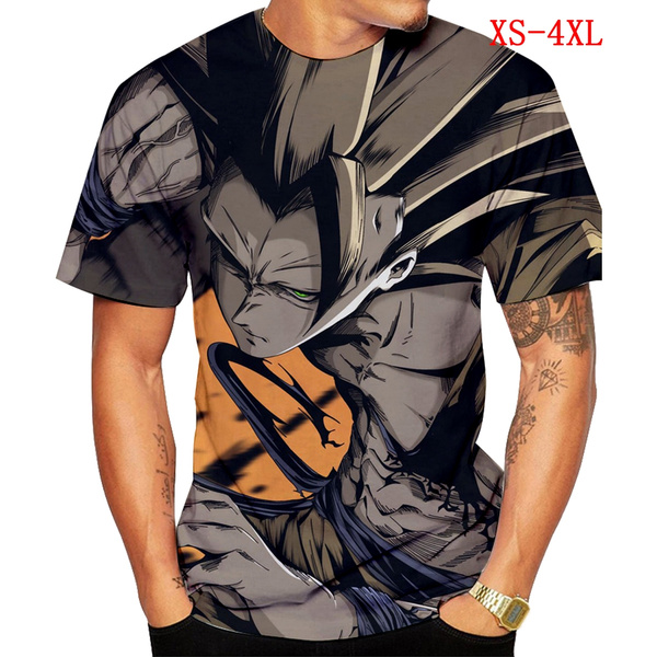 2019 Dragon Ball Anime Print T-Shirt Hip Hop Fashion Goku 3d T-Shirt | Wish