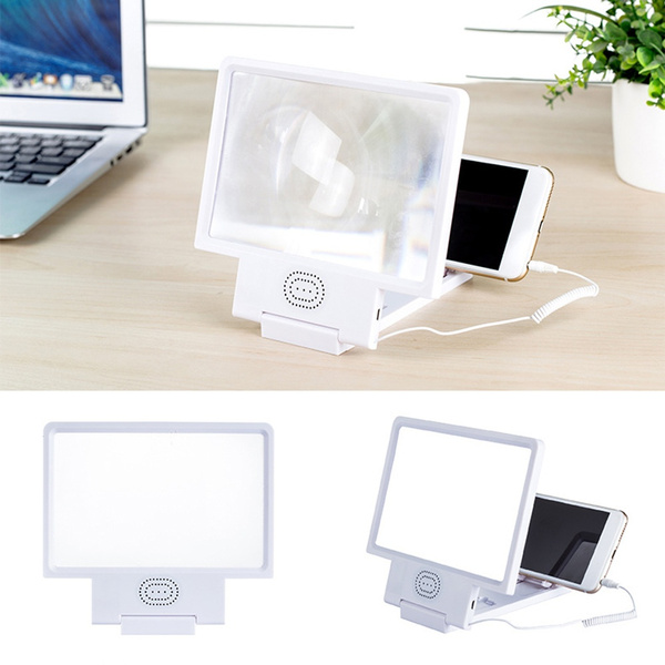 Mobile Phone 3D Screen Amplifier Magnifying Glass HD Stand for Video ...