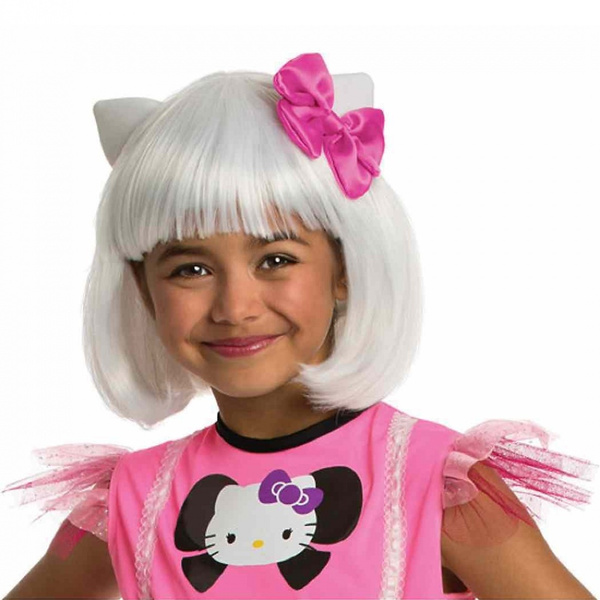 Hello Kitty White Bob Wig | Wish