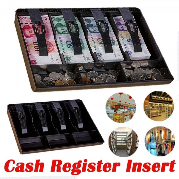 1pc Money Cash Register Till Insert Tray Replacement Coin Cashier ...