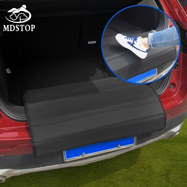 Rear Bumper Protector Guard, Rear Bumper Guard/Universal Black Rubber ...