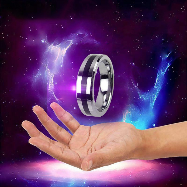 1 PC Funny Strong Magnetic Ring Magic Props Invisible Metal Stage ...