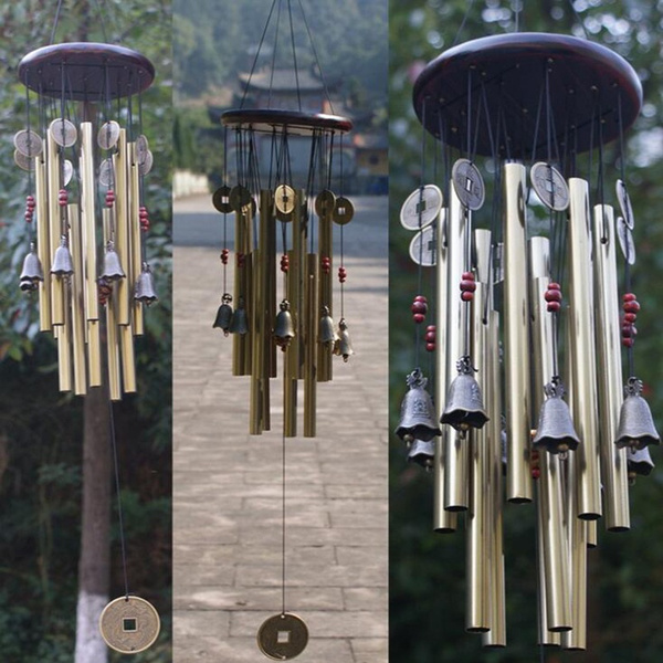 1PC Outdoor Living Wind Chimes Yard Garden Tubes Bells Metal Home Yard ...
